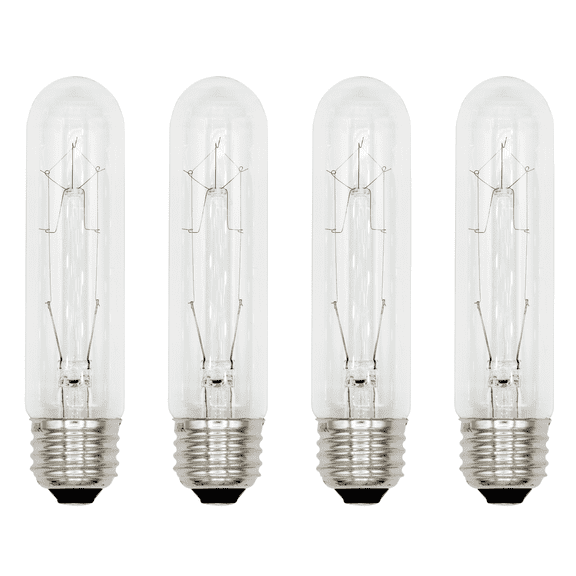 371000 25 Watt T10 Incandescent Clear E26 Medium Base Light Bulb with ...