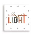 3drose, Be the Light Stylish and Elegant Text Art. Christian Gift ...