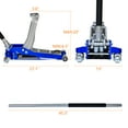 3 Ton Floor Jack Heavy Duty Hydraulic Steel Service Jack Horizontal ...