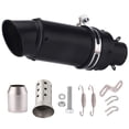 Black Full Exhaust System with Header Slant-Cut Muffler for Yamaha YZF ...