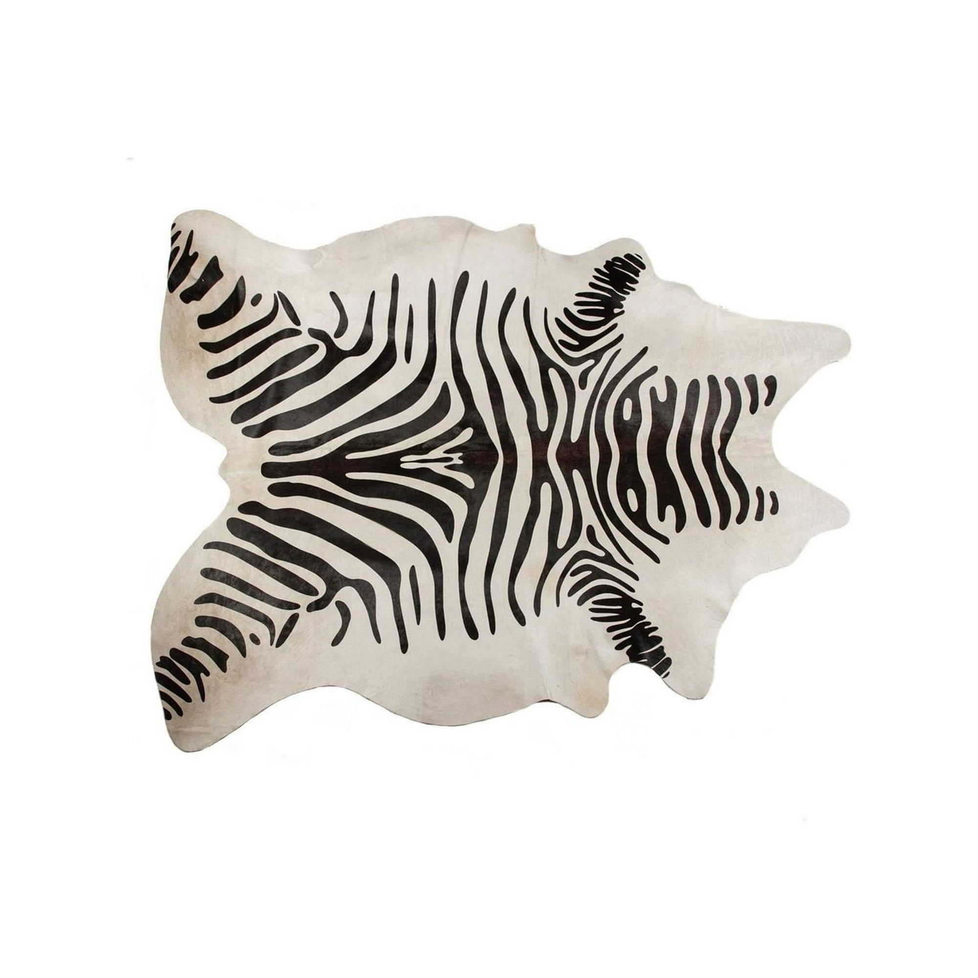 Click here for H-Natural Togo Animal Print Cowhide Rug - Zebra/Le... prices