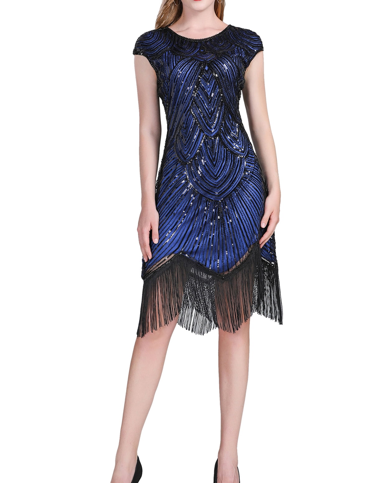 Whitewed Sequin 1920s Great Gatsby Art Deco Dresses Vintage Clothes ...