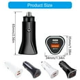 Double Output 38W Car Chargers Fast Charging Car Adapter Supports Quick ...