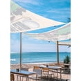 Golf Club Sun Shade Sail 8'X10' Vintage Golf Ball Cart Grass Beige ...