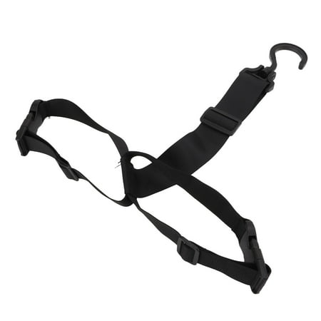 Fishing Wader Boot Hanger, Nylon Fabric Black Color Adjustable Wader ...