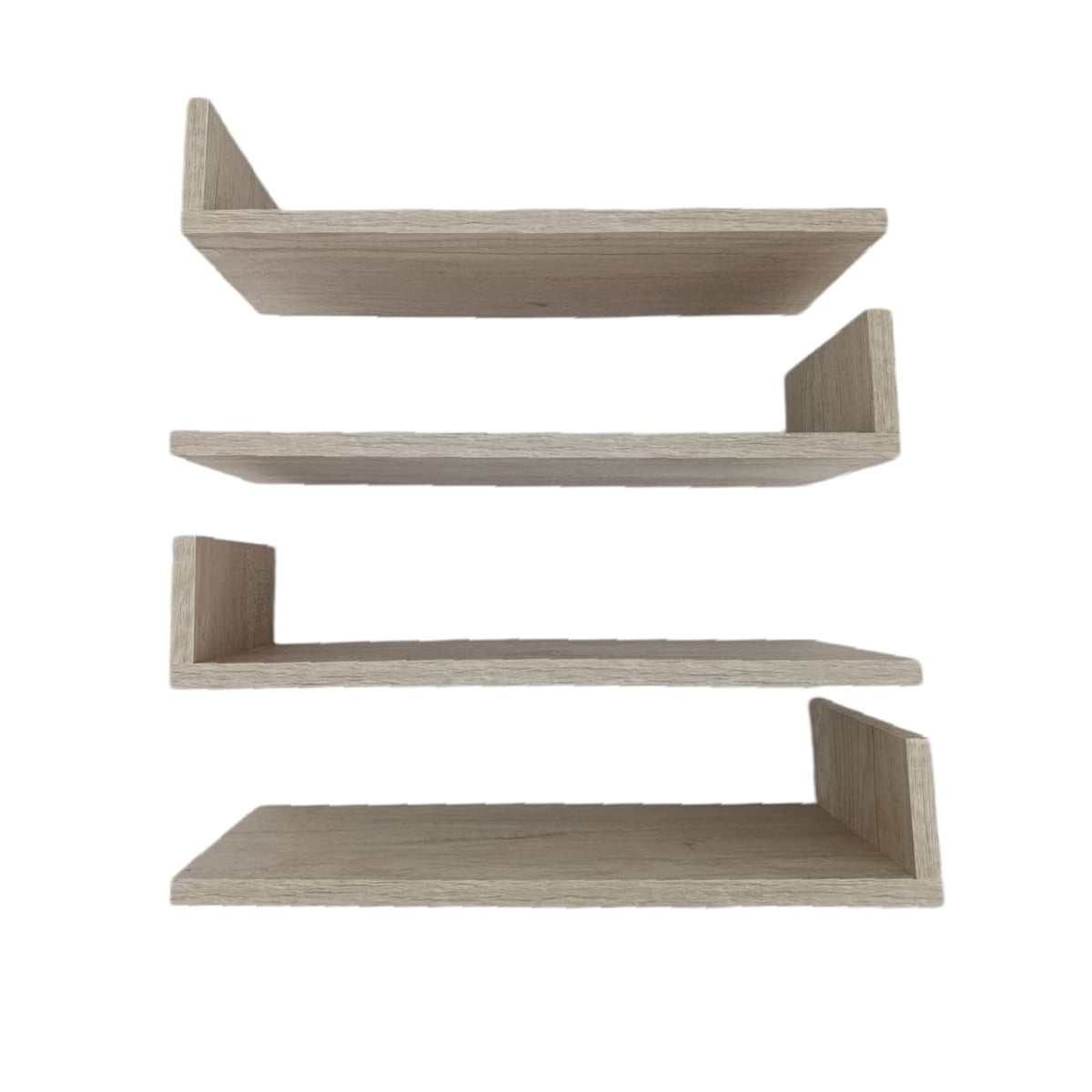 Set de 4 Repisas Flotantes estilo Librero 45 x 15 cm Toscana.336 Hanlob ...