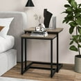 Gymax 3 Pcs Nesting Coffee End Table Set Stacking Side Nightstand ...