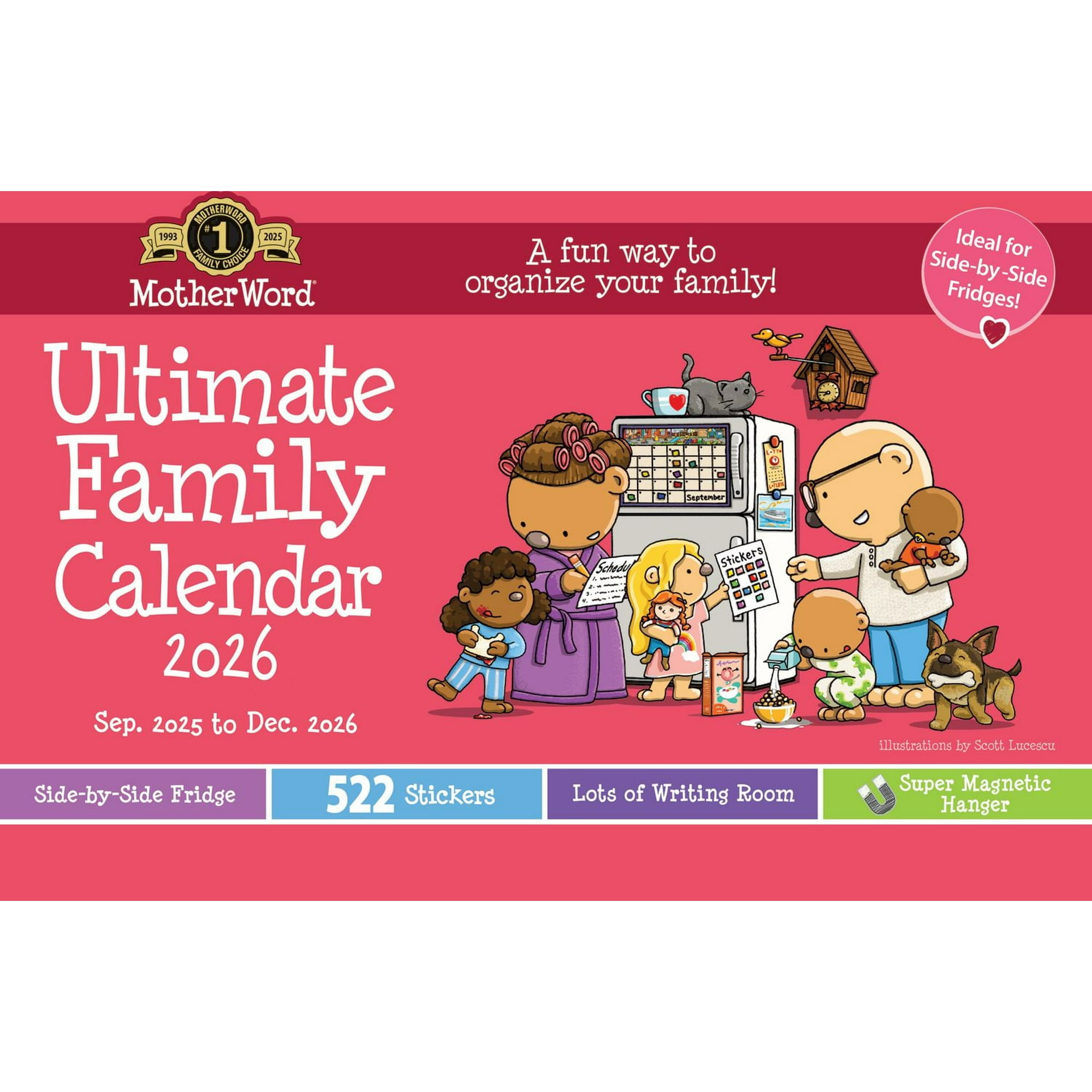 Click here for 2026 Motherword Magnetic Fridge Wall Calendar (Sid... prices