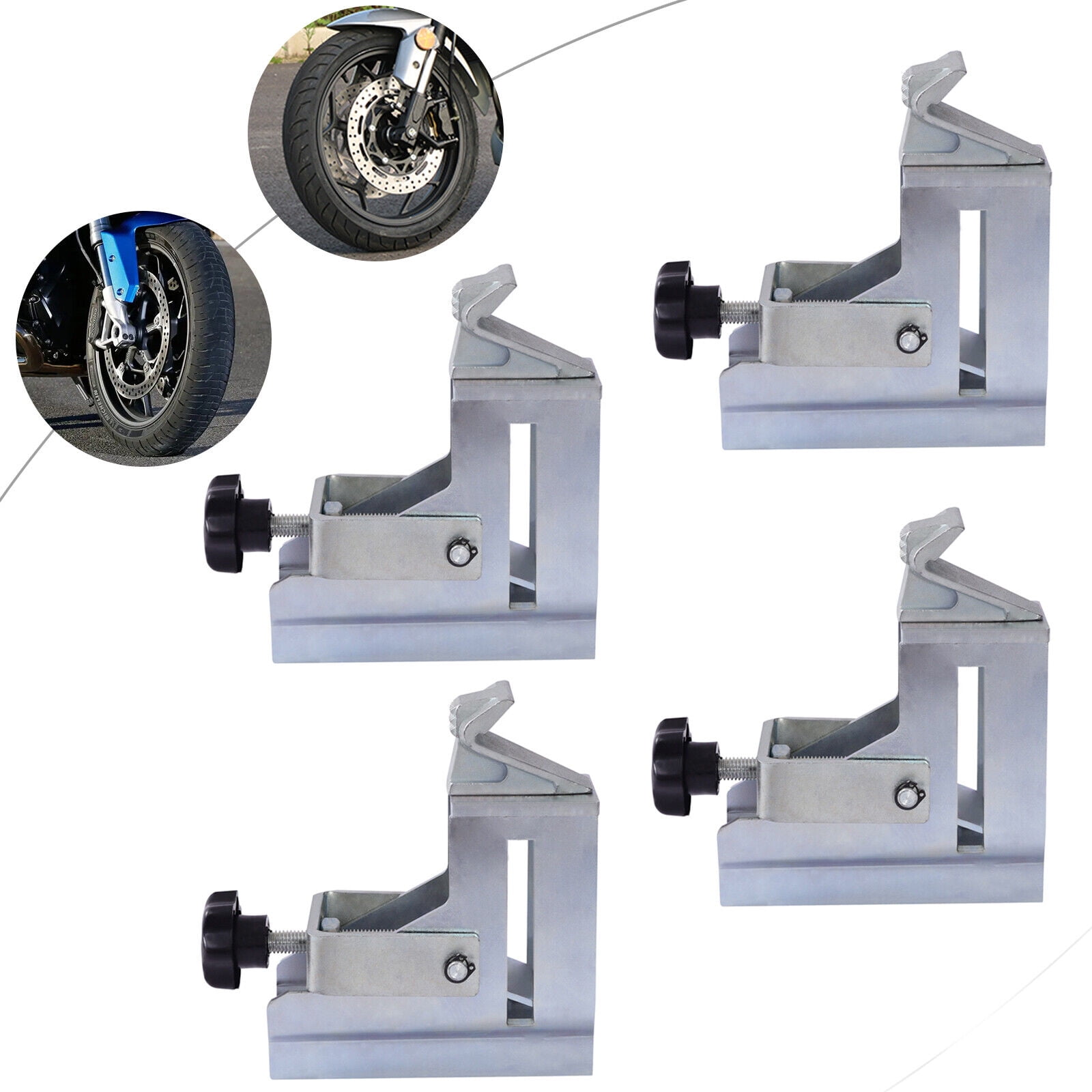 4* Motorcycle ATV Wheel Rim Adapter for Tyre Changer Tire Clamp Grilled ...