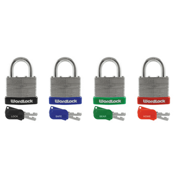 Wordlock PL-117-A1 Padlock Match Key Laminated Warded Lock, 40mm ...