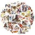 35pcs Traditional Japan Stickers Koi Cultural Decals Decorative Vintage ...
