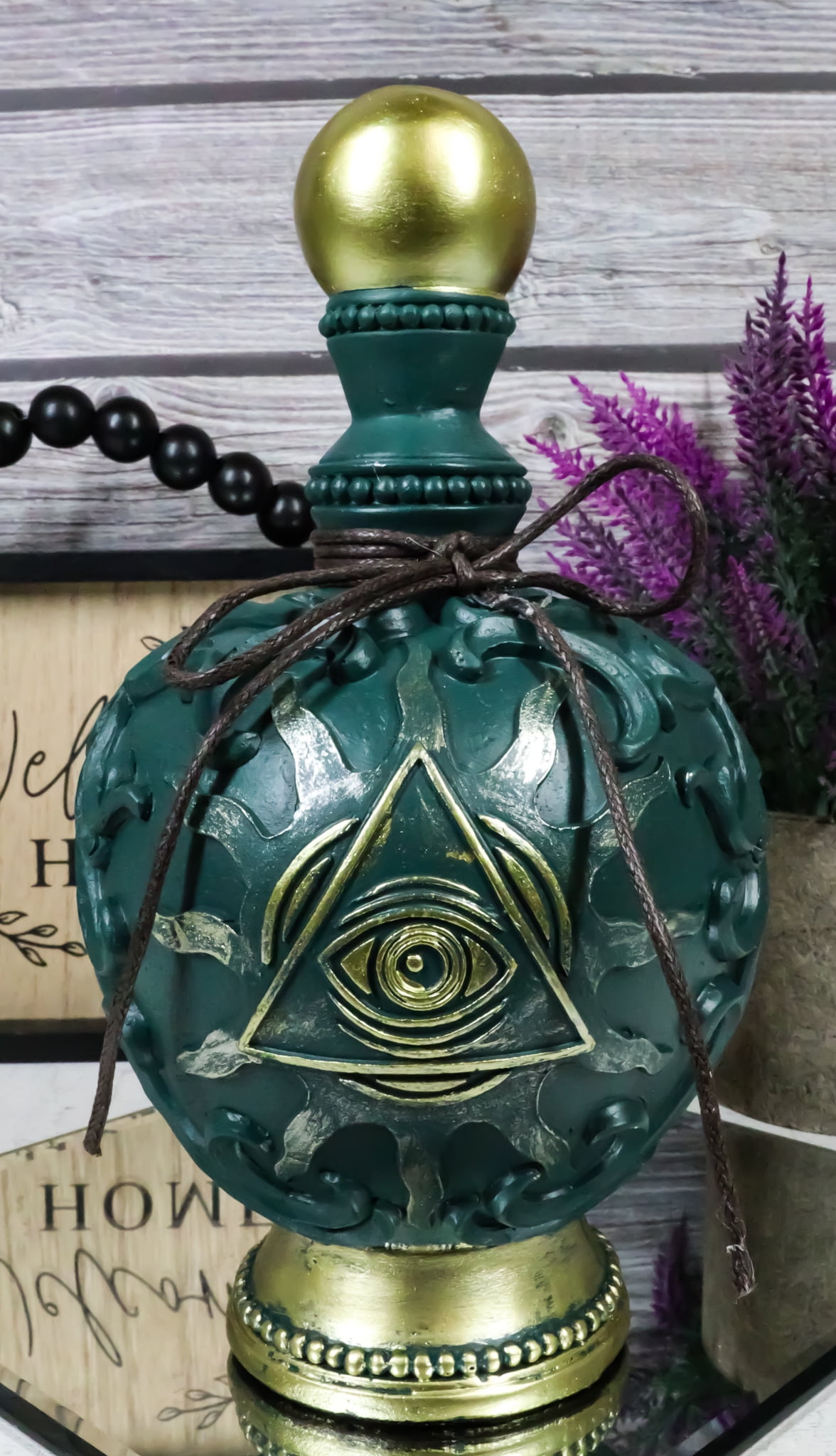 Occult Wicca Spiritual Pyramid All Seeing Eye of Providence Faux Bottle ...