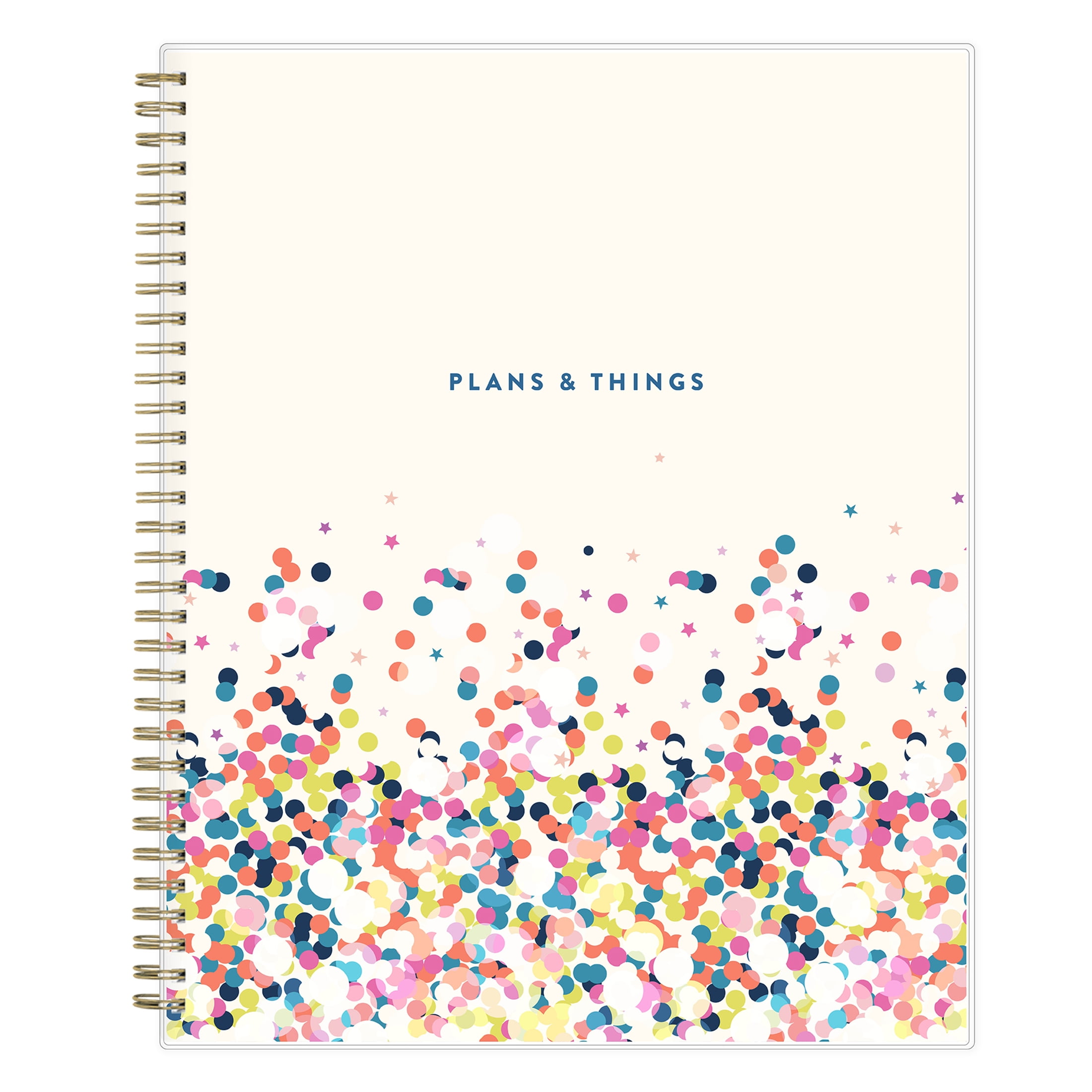 2023-2024 Weekly Monthly Planner, 8.5x11, Blue Sky, Star Confetti ...