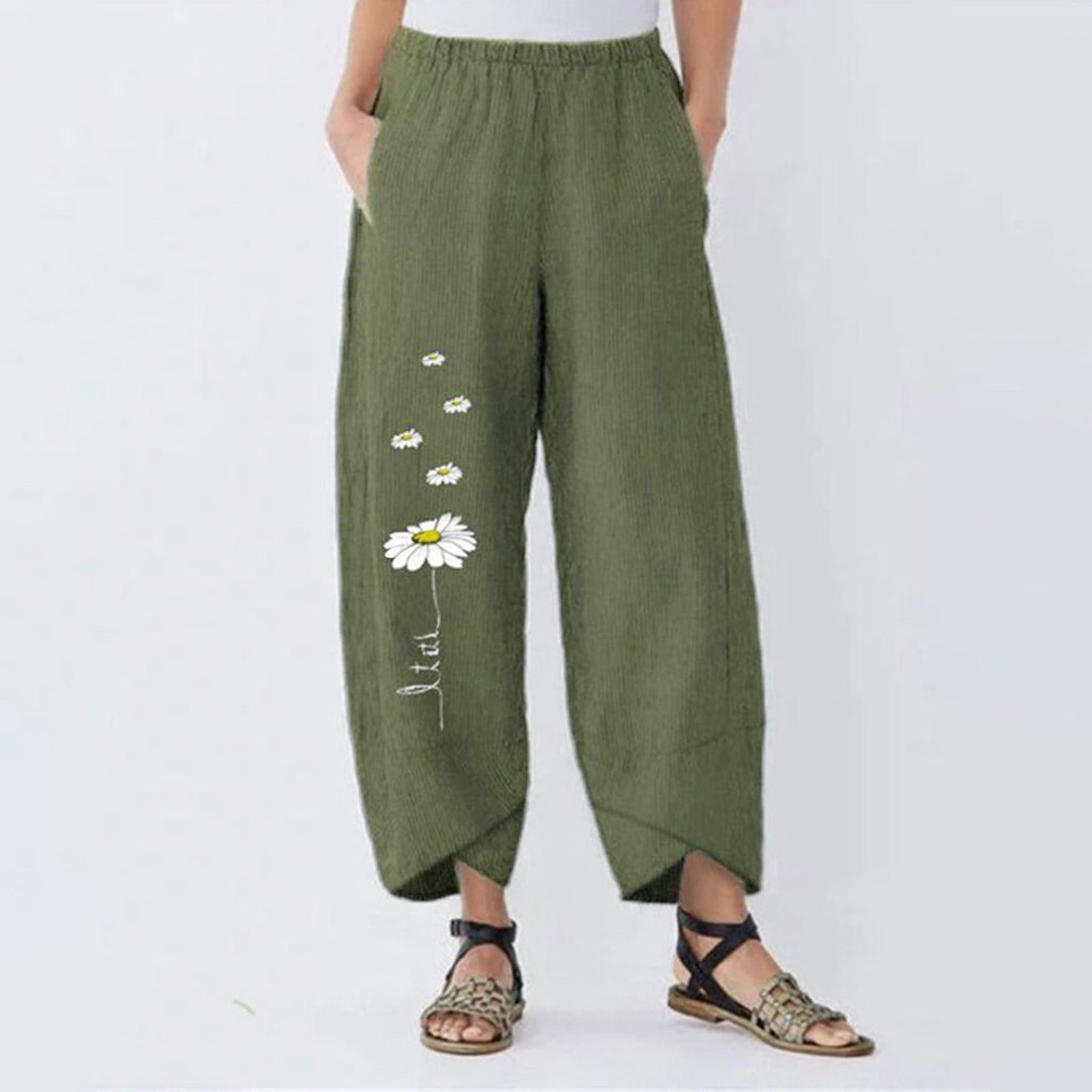 Click here for Smihono Linen Pants Women Fashion Plus Size Casual... prices
