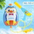 Adults Cartoon Water Gun Backpack Pull Type Outdoor Play Toy with ...