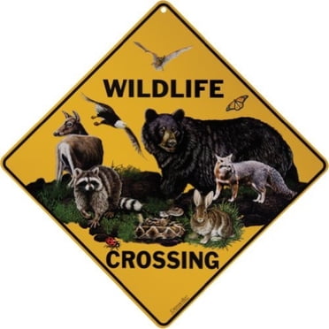 Squirrel Crossing Sign - Walmart.com