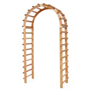 Plow & Hearth Montebello Scrollwork Metal Garden Arbor - Walmart.com