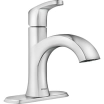 Moen Genta Single Handle Bathroom Faucet, 1.2 GPM, Chrome Finish ...