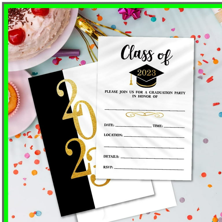High School Graduation Envelopes Designer Greetings Neon Colored Grad