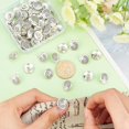 60Pcs Zinc Metal Alloy Shank Buttons Flat Round with Tree of Life ...