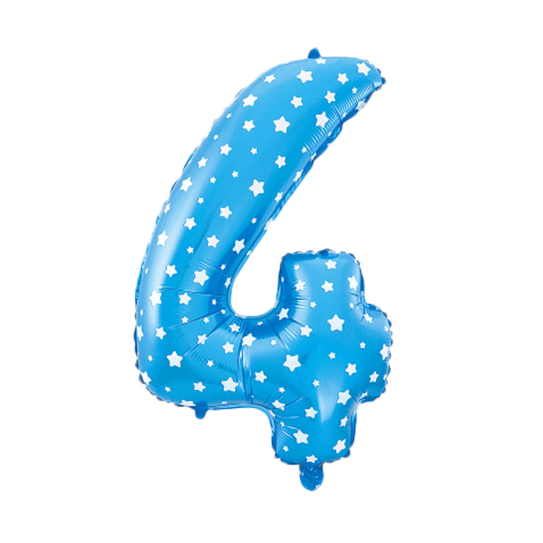 16" Blue Foil Number 4 Shape Balloon Helium Party Birthday Wedding ...
