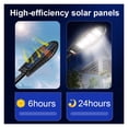 10000W Solar Led Lights Outdoor 168LED Street Light Powerful Yard Solar ...