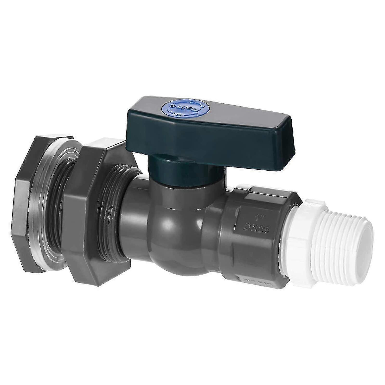 PVC Spigot Rain Barrel Connection Kit with 3/4 Inch Garden Tap ...