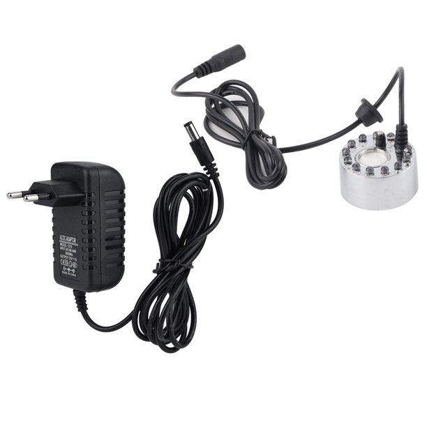 Mist Maker, Fish Tank Atomizer, Indoor Outdoor 12 LED Light Aquarium ...