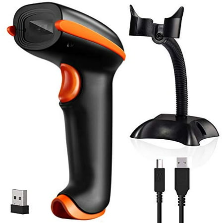 Tera Barcode Scanner Wireless and Wired with Battery Level Indicator 1D ...