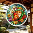 20cm Acrylic Colorful Acrylic Style Window Hanging Colorful Flower ...