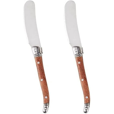 2 butter knives stainless steel butter applicator knife cheese and ...