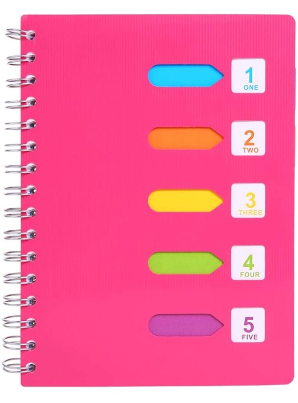 5-Subject Spiral Notebooks in Spiral Notebooks - Walmart.com