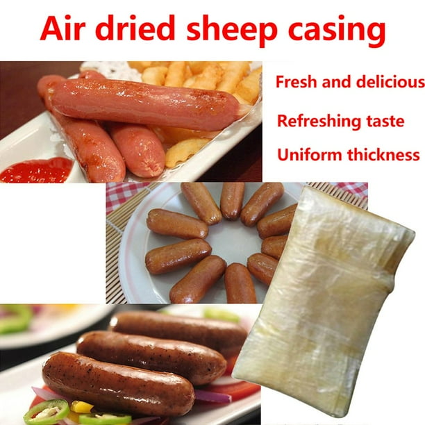 Dried sheep casings, home sausage, dried sausage, wide-striped sausage ...