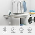 Miumaeov 39.3"x12" Wall-Mounted Ironing Board Steam Iron Rest Foldable ...