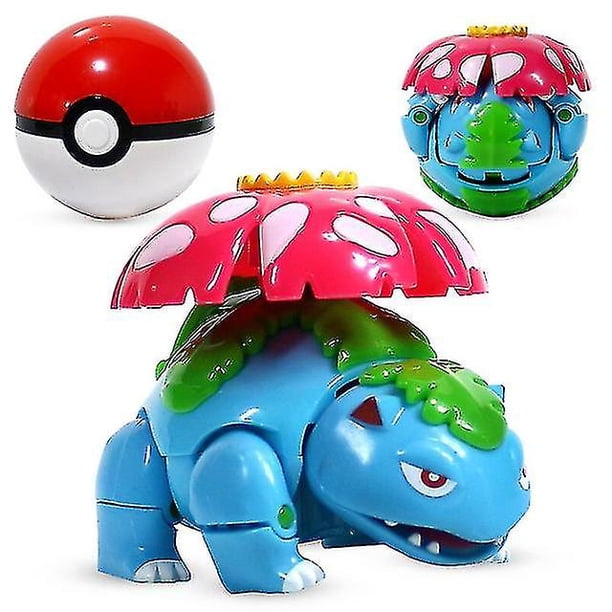 Tomy Pokemon Elf Ball Deformation Toy Model Pikachu Jenny Turtle Mewtwo ...