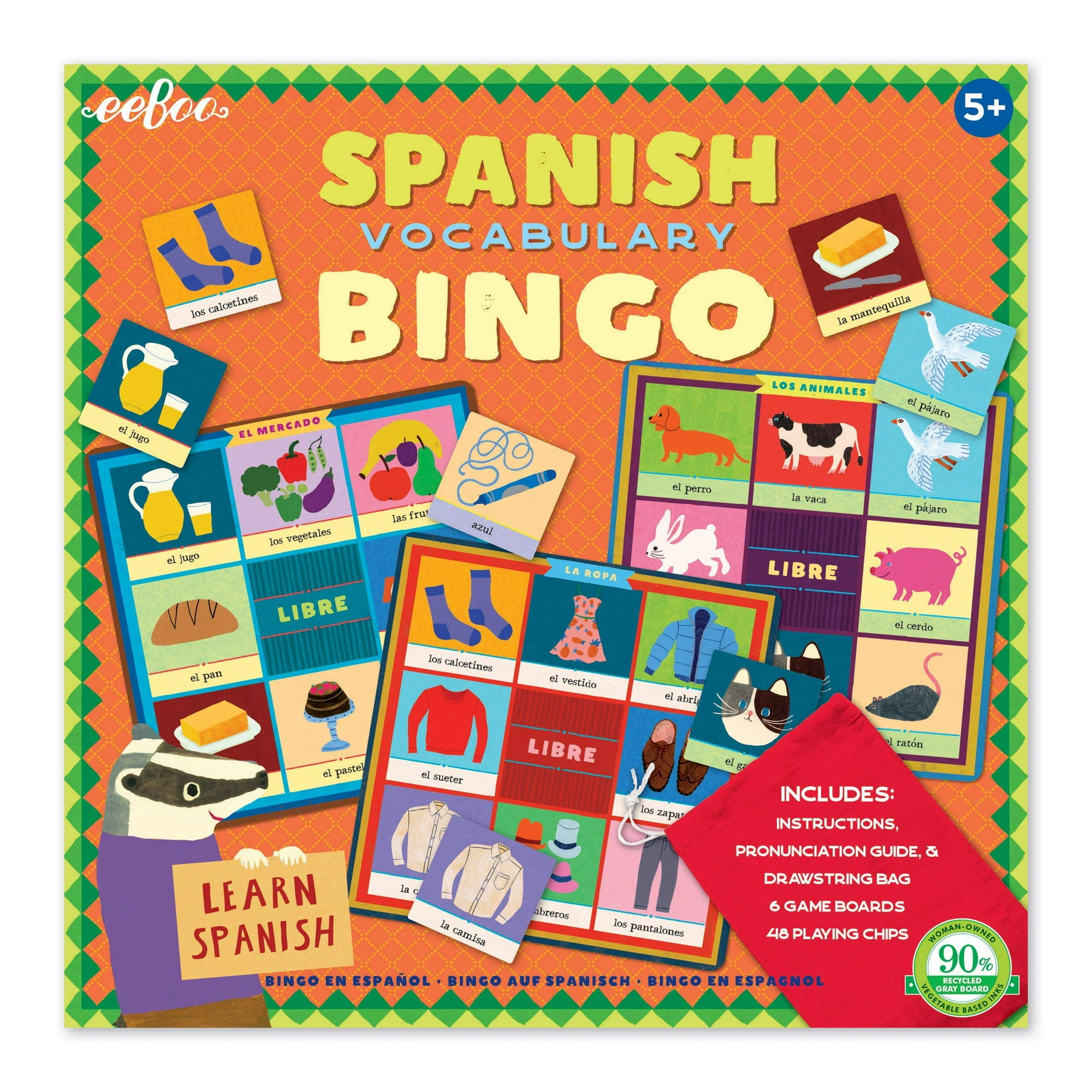 Click here for Eeboo: Spanish Bingo Vocabulary Game A Game Of Ima... prices