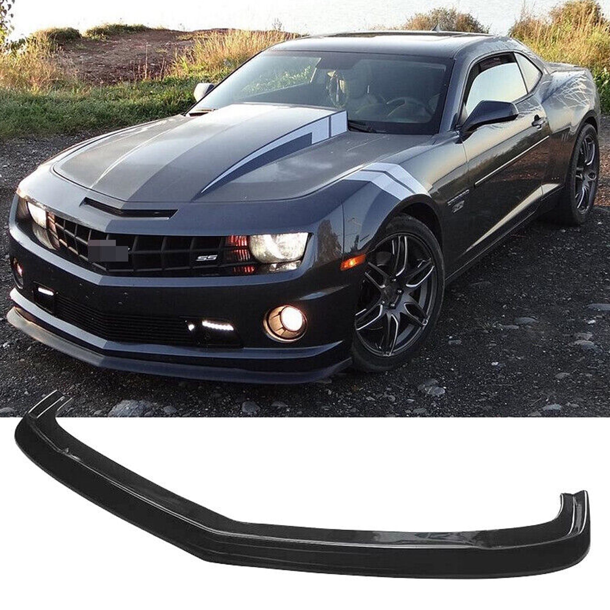 NINTE Front Bumper Lip for 2010-2013 Chevy Camaro SS V8 2D Splitter ...