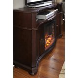Merrill 54-in Media Fireplace in Merlot - Walmart.com