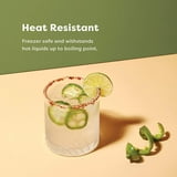 TOSSWARE Reserve 8oz Stemless Martini Glasses, Set of 4, Durable Tritan ...