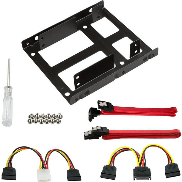 2.5" To 3.5" Drive Bay Adapter Kit Converter Tray HDD SSD Mounting ...