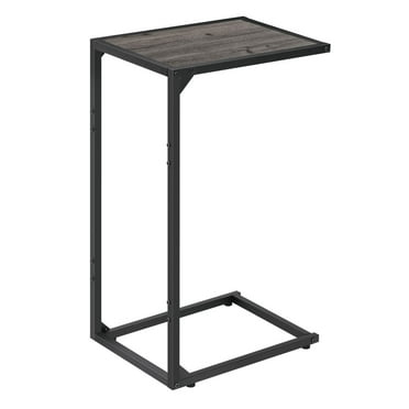 HomGarden C-Shaped Small End Table Oval Sofa Side Table Metal Frame ...