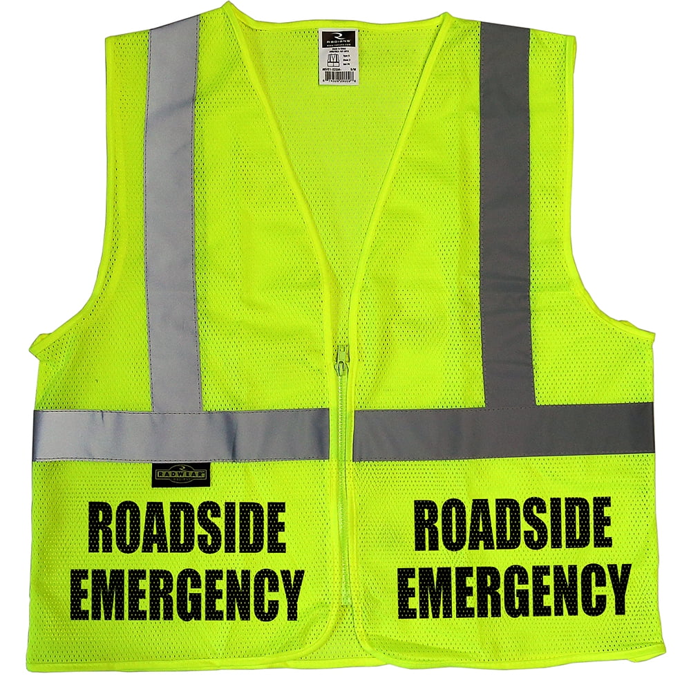 Roadside Emergency safety vest, AAA roadside assistance, High ...