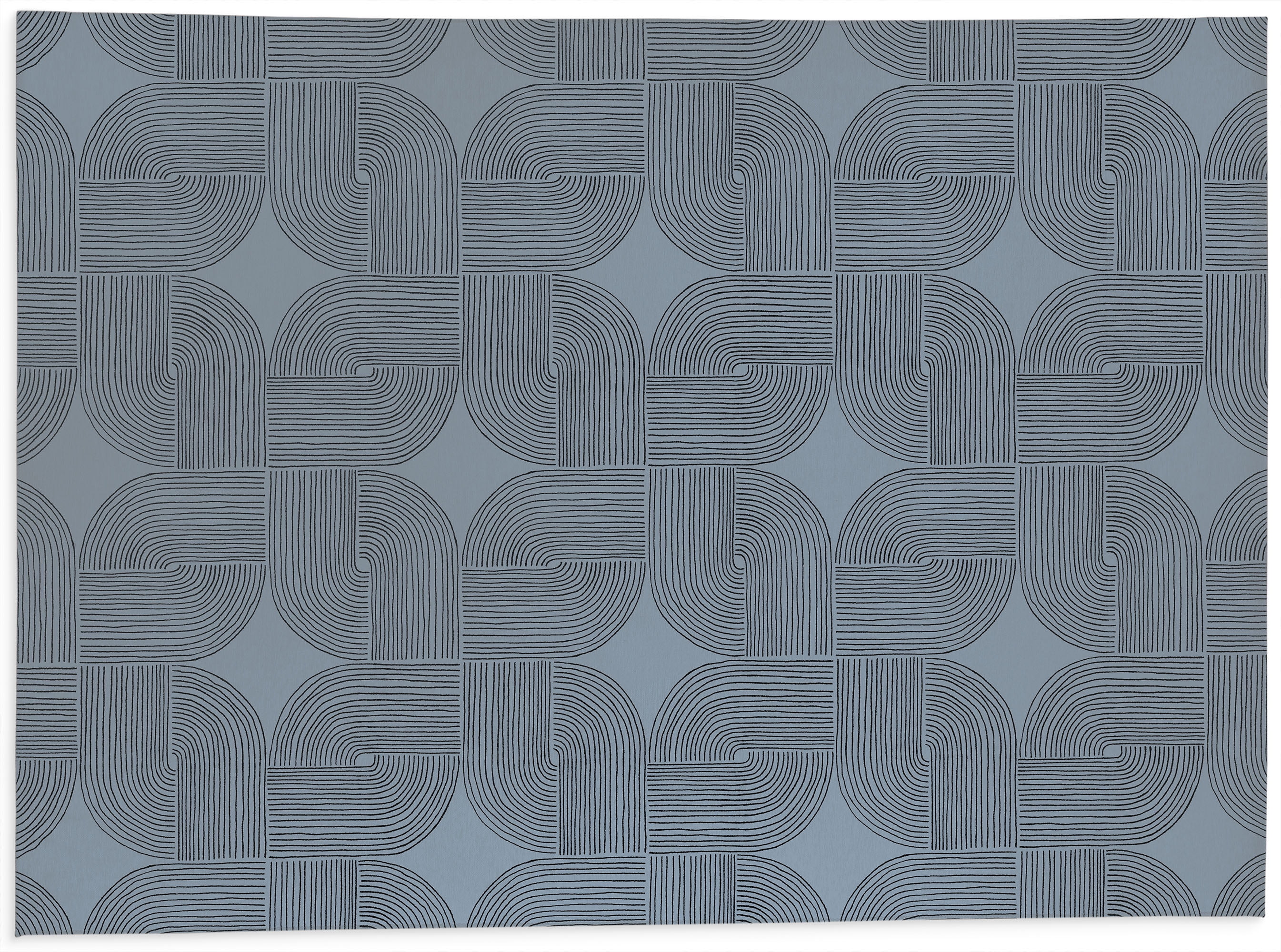 Willis Blue Kitchen Mat by Kavka Designs - Walmart.com