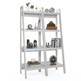 Ameriwood Home Hayes 4 Shelf Ladder Bookcase Bundle, White - Walmart.com