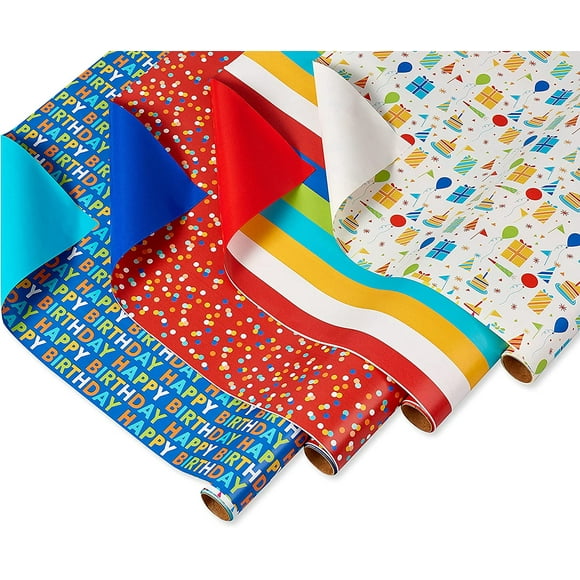 Birthday Wrapping Paper in Wrapping Paper - Walmart.com