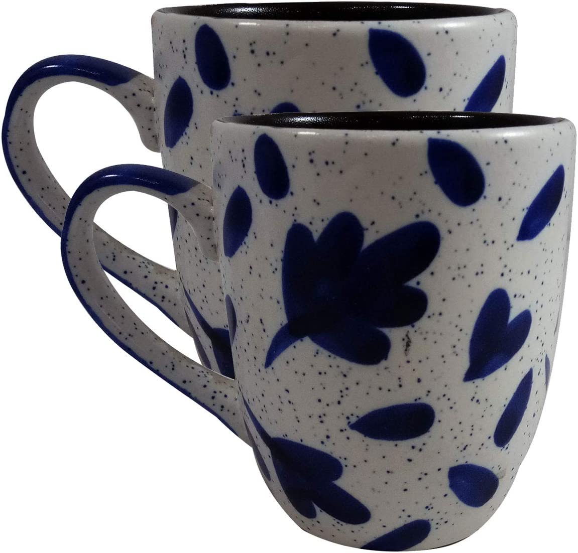 India Meets India Coffee Mug/Cup Ceramic Set of 2 Handmade | Khurja ...