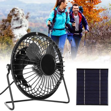 OTVIAP Solar Panel Cooling Fan, 5W Mini Iron Super Silent High ...