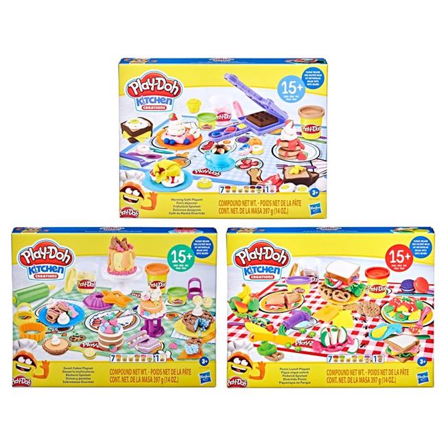 Hasbro HSBF1791 Play-Doh Giftable Playset, Assorted Color - 3 Piece ...