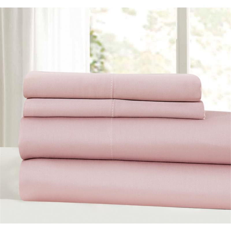 Winsome House Solid Bamboo 300 Thread Count Sheet Sets King Pink 4 Winsome House Solid Bamboo 300 Thread Count Sheet Sets King Pink 4