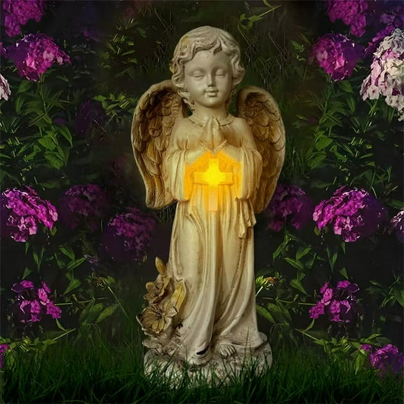 Morning Angel Statue – Natural Bronze Appearance – Made of Resin ...